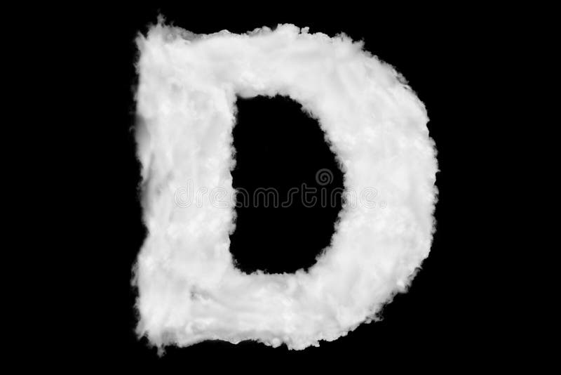 Black Smoke Font Letter D Stock Photos - Free & Royalty-Free Stock ...