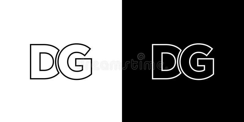 Letter D and G, DG Logo Design Template. Minimal Monogram Initial Based ...
