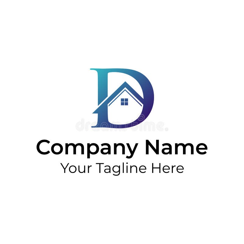 D House Logo Stock Illustrations – 1,018 D House Logo Stock ...