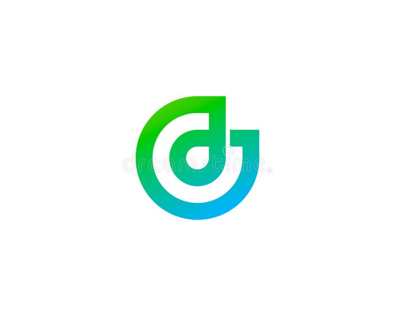 Letter D Icon Logo Design Element Stock Vector - Illustration of ...