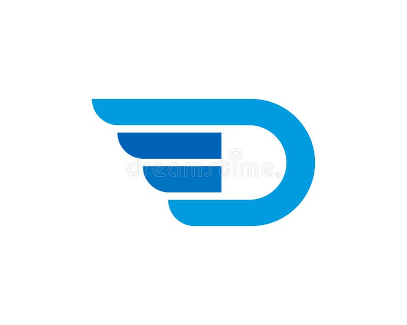 Letter D Icon Logo Design Element Stock Vector - Illustration of ...