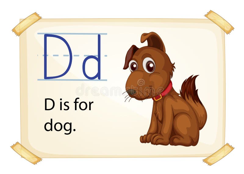 Letter D Cartoon Dog Stock Illustrations – 163 Letter D Cartoon Dog ...