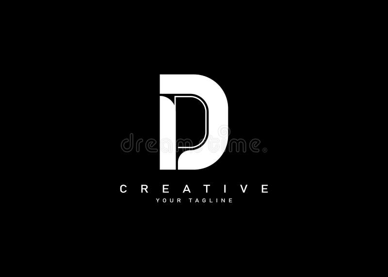 Letter D Interesting Logo stock vector. Illustration of idea - 204238901