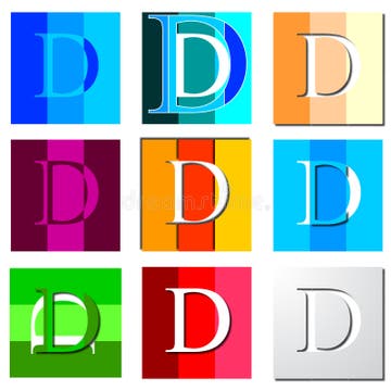 D Text Logo Stock Illustrations – 10,004 D Text Logo Stock ...