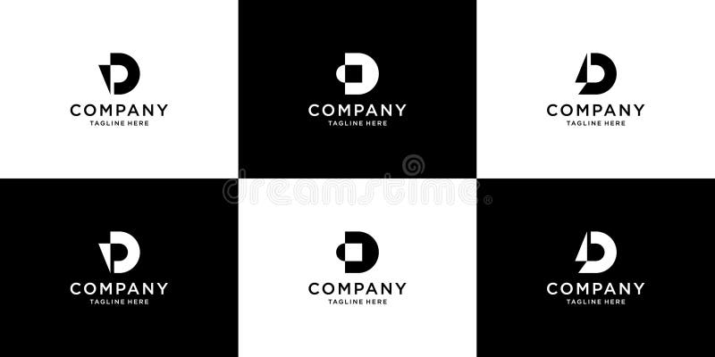 Letter D Logo for a Company Stock Vector - Illustration of screenshot ...