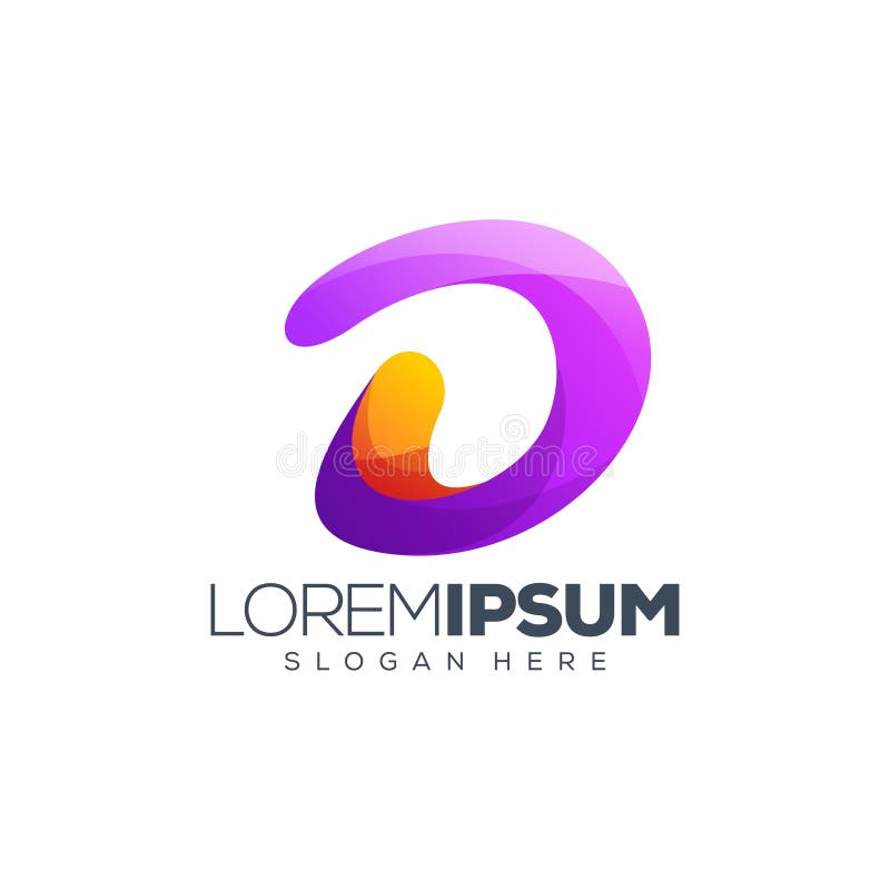 Abstract Letter D Logo, Letter Dd Logo Vector Stock Vector ...