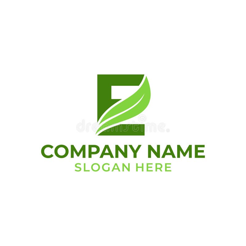 Letter D Logo with Leaf Vector. D Leaf Logo Template, Leaf Logo ...