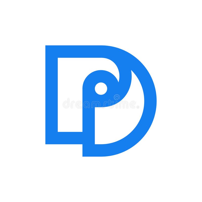 Letter D logo stock vector. Illustration of curve, logos - 338639609