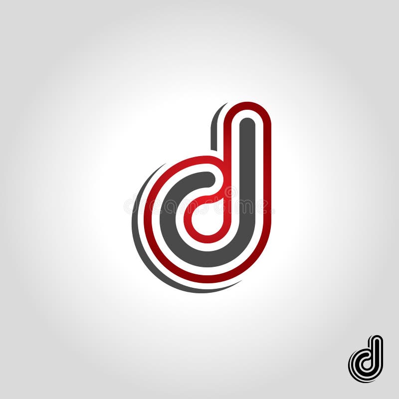 Letter D Logo, Icon and Symbol Vector Illustration Stock Vector ...