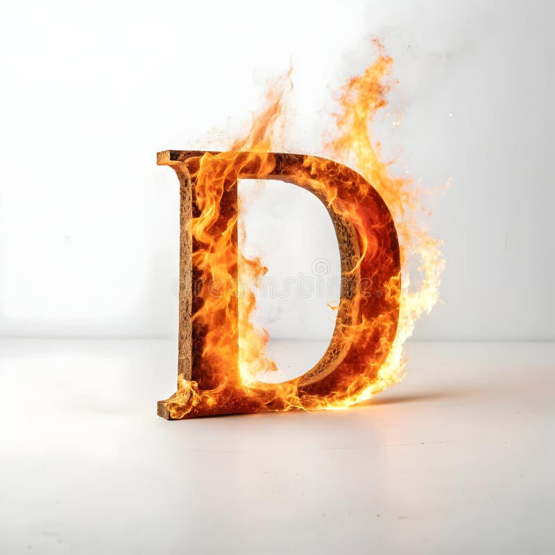 Letter D Fire Stock Illustrations – 399 Letter D Fire Stock ...