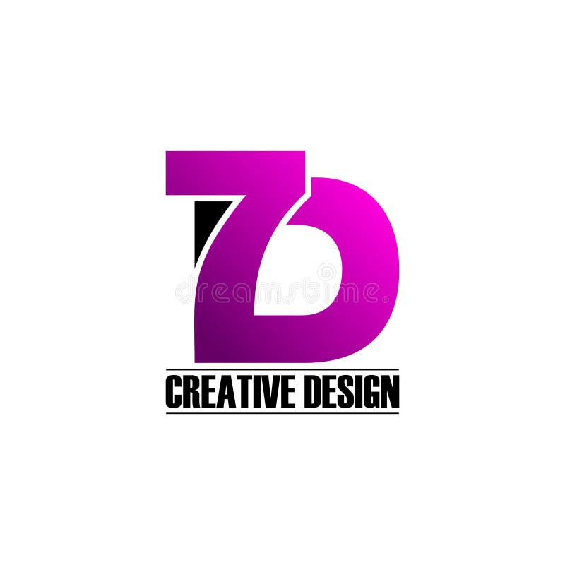 Letter 7D Monogram Logo Icon Design Vector. Stock Vector - Illustration ...