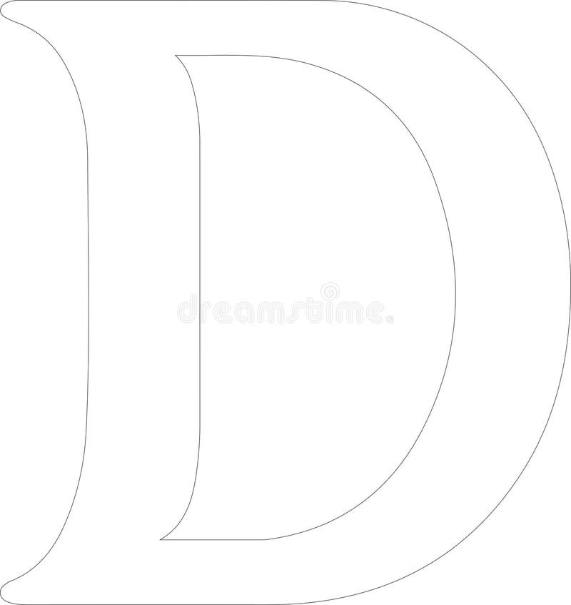 Letter D Silhouette Stock Illustrations – 1,600 Letter D Silhouette ...