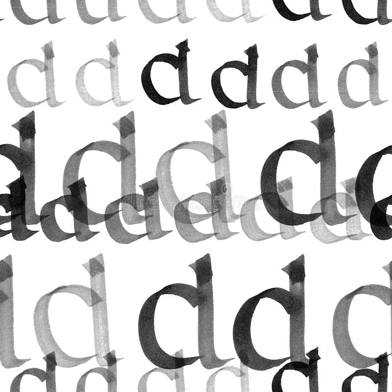 Letter d pattern stock illustration. Illustration of type - 71314365