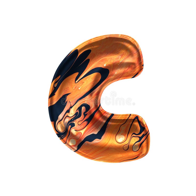 Letter 3D Render with Background Design Stock Illustration ...