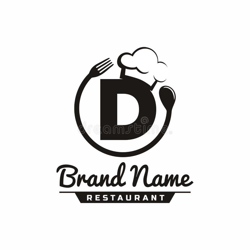 Letter M Restaurant Food Logo Design Stock Vector - Illustration of ...