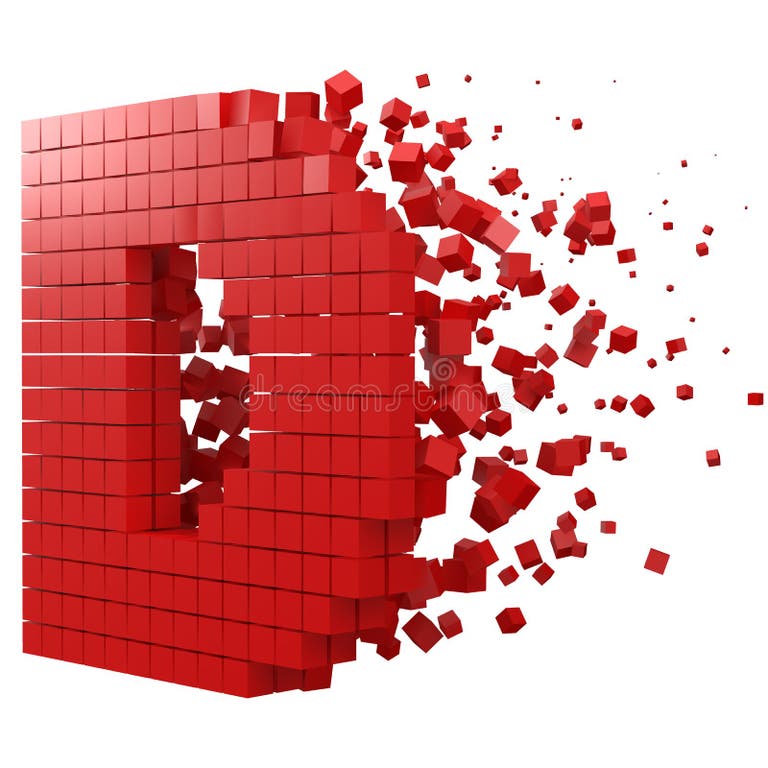 Pixel Data Digital D Letter Stock Illustrations – 198 Pixel Data ...