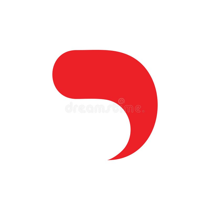 Letter D Simple Curves Motion Design Logo Vector Stock Vector ...