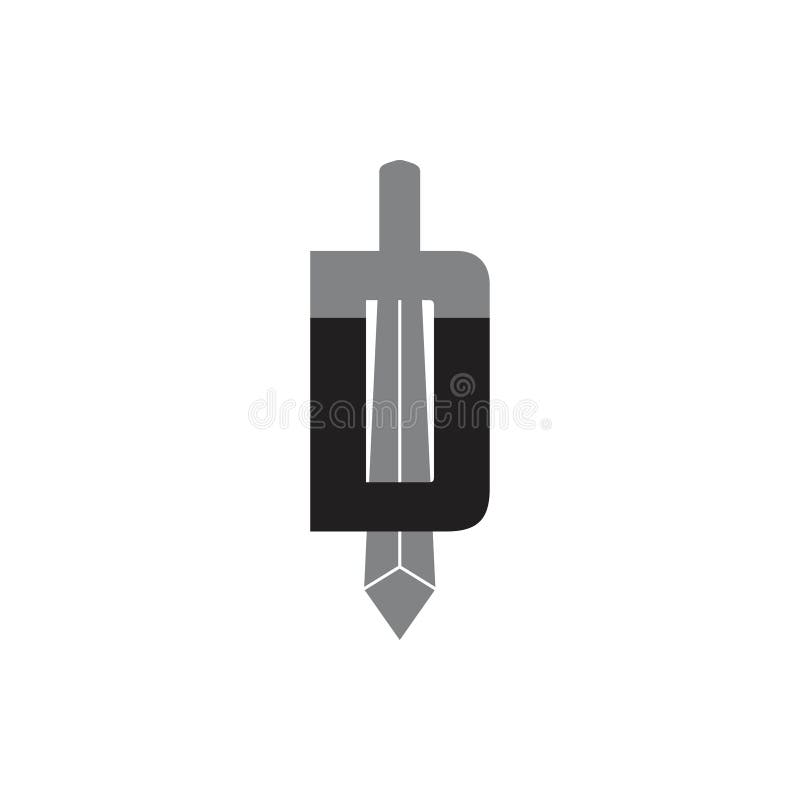 Letter T Sword Logo Design Vector Icon Graphic Emblem Illustration ...