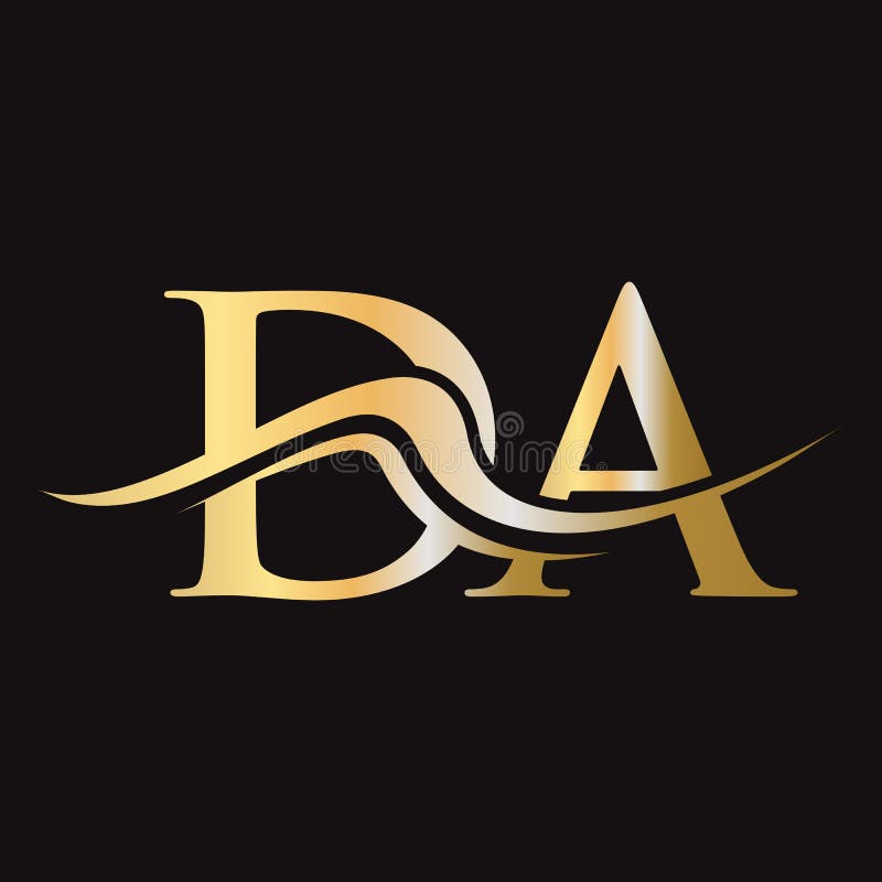 Letter DA Logo Design. Initial DA Logotype Template for Business and ...