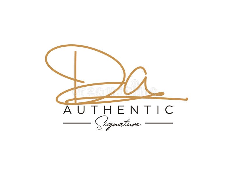 Da Signature Stock Illustrations – 336 Da Signature Stock Illustrations ...