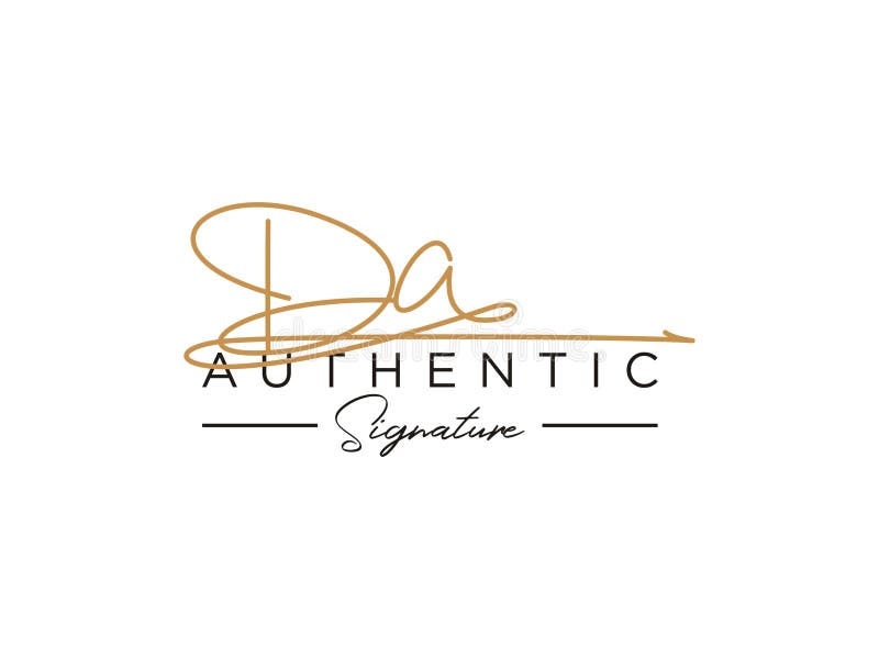 Da Signature Stock Illustrations – 336 Da Signature Stock Illustrations ...