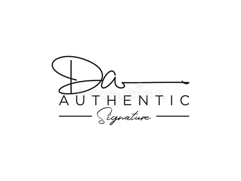 Da Signature Stock Illustrations – 336 Da Signature Stock Illustrations ...