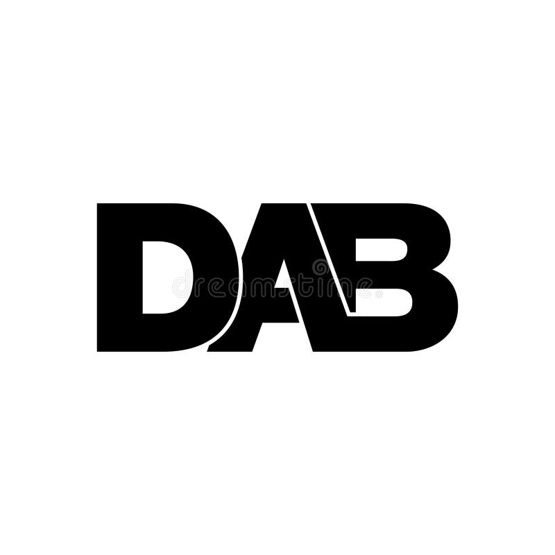 Letter DAB Simple Monogram Logo Icon Design. Stock Vector ...
