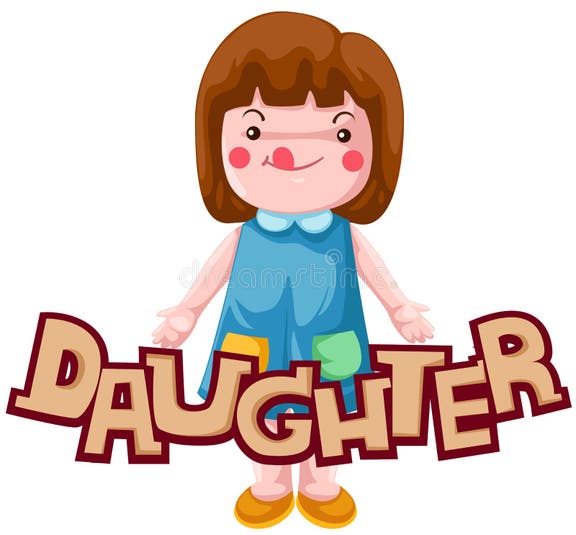 Word Daughter Stock Illustrations – 2,452 Word Daughter Stock ...