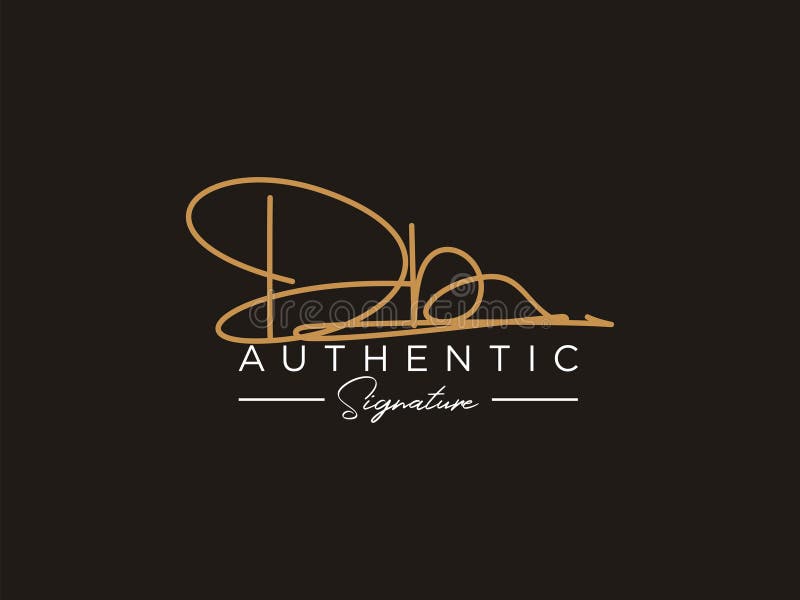 Db Signature Logo Stock Illustrations – 279 Db Signature Logo Stock ...