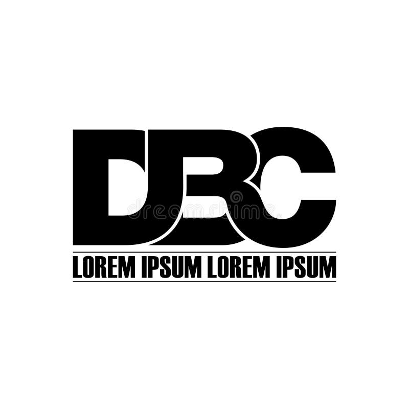 Letter DBC Simple Monogram Logo Icon Design. Stock Vector ...