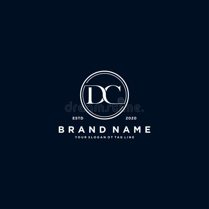 Letter DC Logo Design Vector Stock Vector - Illustration of business ...
