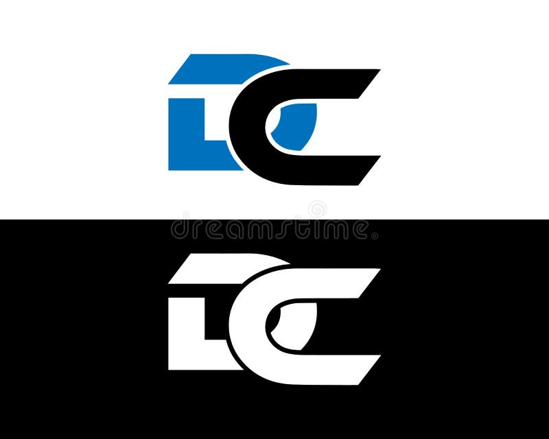 Letter DC Logo and Icon Design Stock Vector - Illustration of logo ...