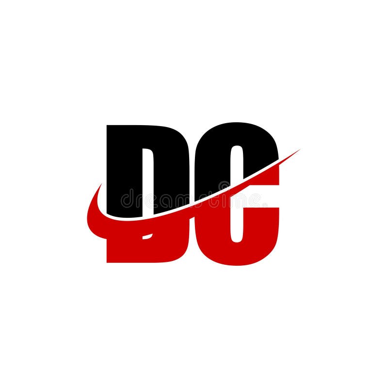 Letter DC Simple Monogram Logo Icon Design. Stock Vector - Illustration ...