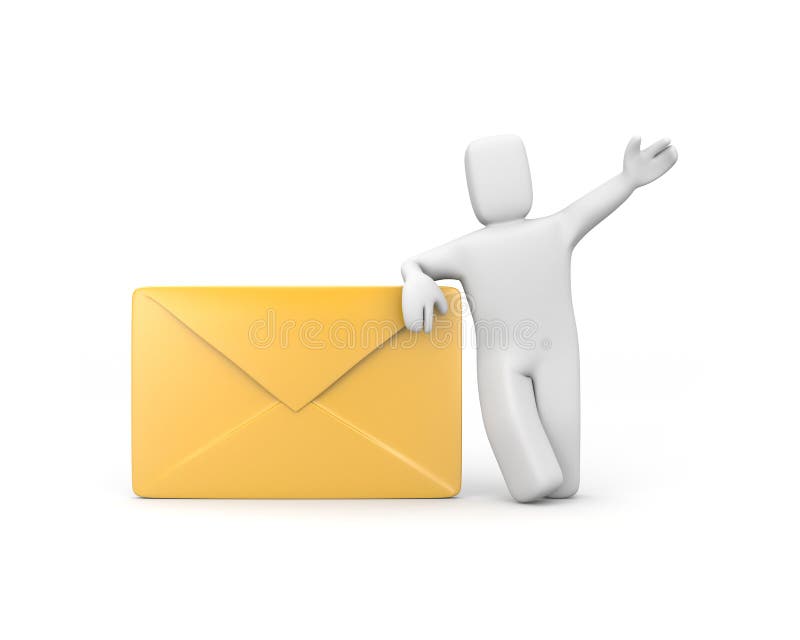 Letter delivered stock illustration. Illustration of business - 15468608