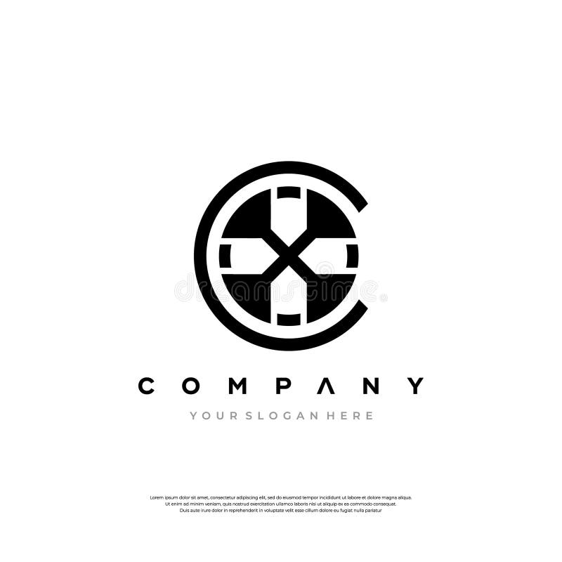 Letter Design X Speed Branding Logo Symbol Stock Vector - Illustration ...