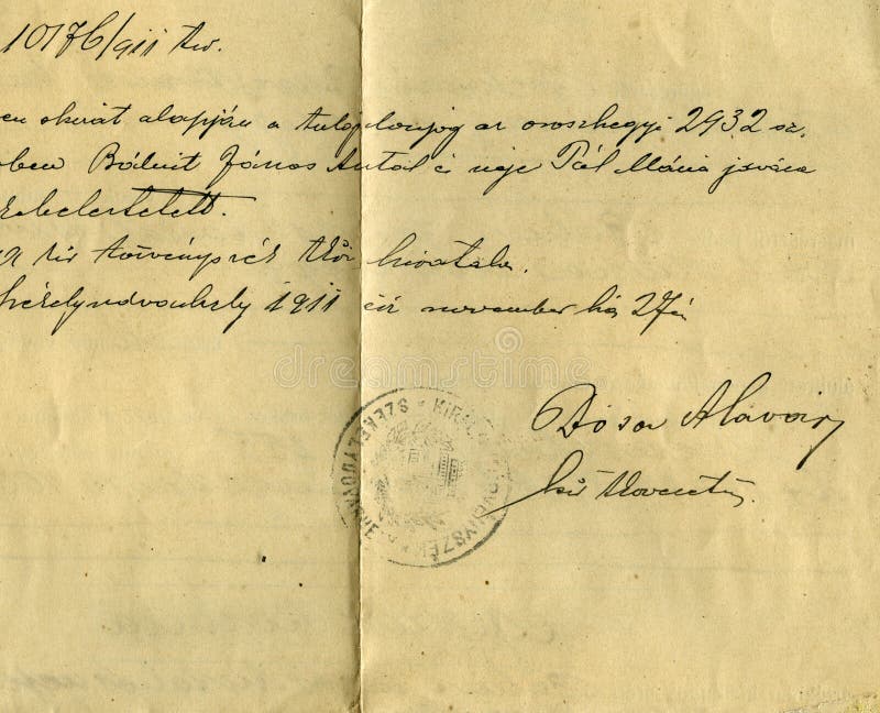 Old Antique Handwritten Letter, Frayed Edges Stock Photo - Image of ...