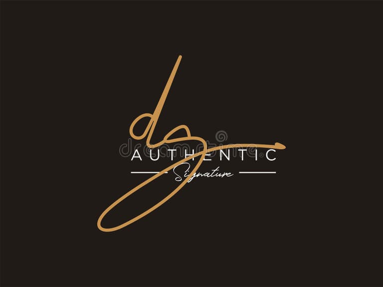 Letter DG Signature Logo Template Vector Stock Vector - Illustration of ...
