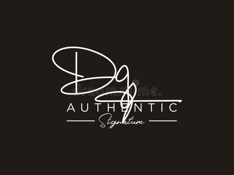 Dg Signature Stock Illustrations – 277 Dg Signature Stock Illustrations ...