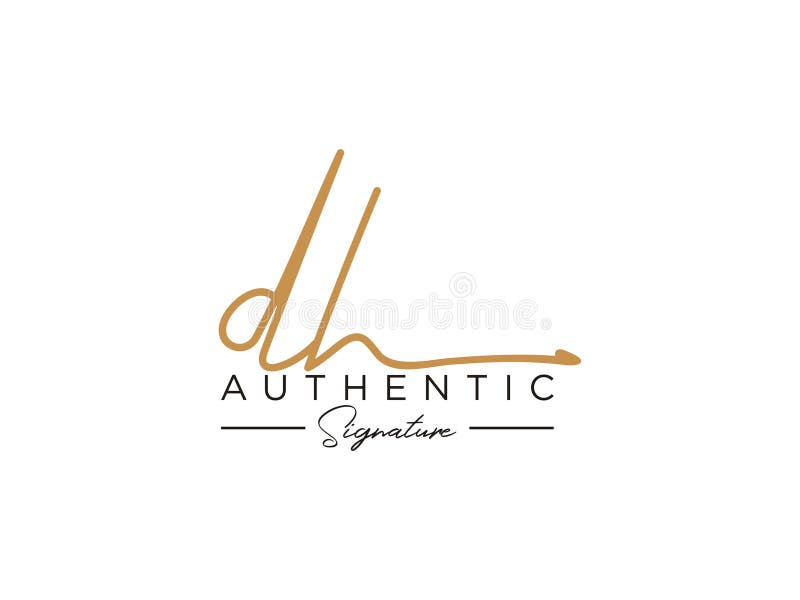 Dh Signature Stock Illustrations – 283 Dh Signature Stock Illustrations ...