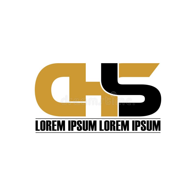 Letter DHS Simple Monogram Logo Icon Design. Stock Vector ...