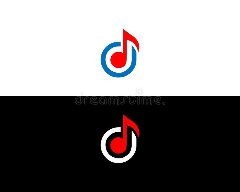 Letter DJ Logo DJ Music Logo Design Stock Vector - Illustration of ...