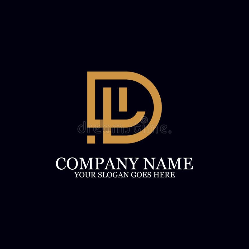 Letter DL Monogram Logo Inspiration, Great for Logo Marks Stock Vector ...
