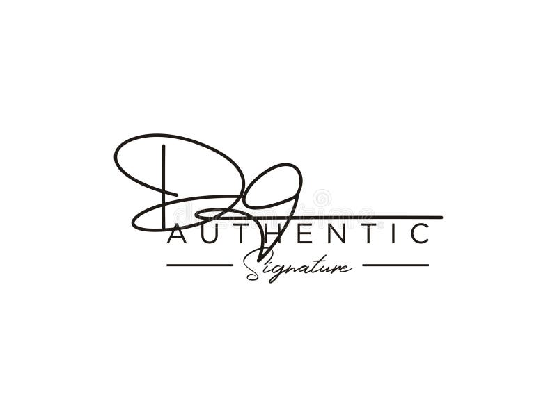 Letter DO Signature Logo Template Vector Stock Vector - Illustration of ...