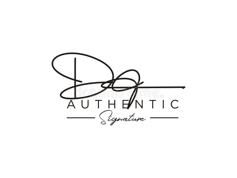 Letter DO Signature Logo Template Vector Stock Vector - Illustration of ...