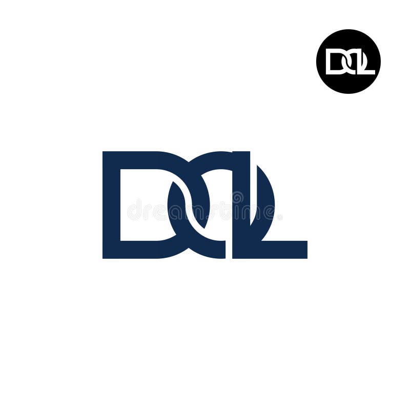 Letter DOL Monogram Logo Design Stock Vector - Illustration of brand ...