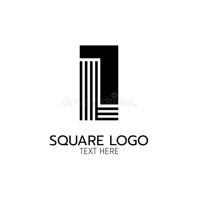 Monogram L Square Stock Illustrations – 582 Monogram L Square Stock ...