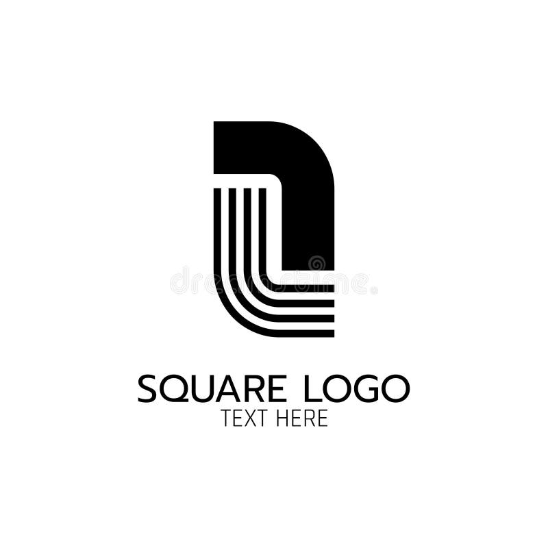 Letter Double L Square Modern Monogram Logo Icon Abstract Concept ...