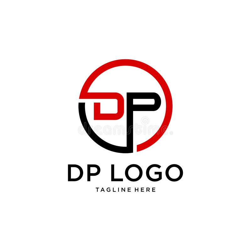 Letter DP Circle Logo Icon Design Vector. Monogram Logo Vector ...