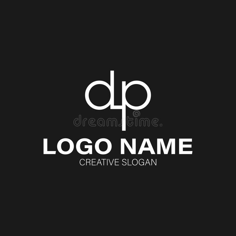 Letter Dp Logo Graphic Design Stock Vector - Illustration of brand ...