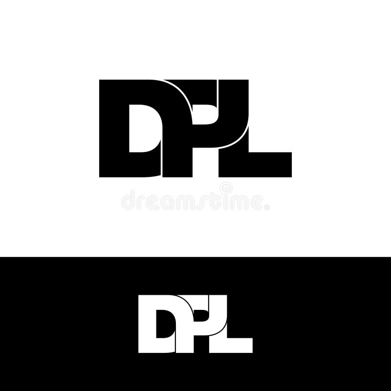 Letter DPL Simple Monogram Logo Icon Design. Stock Vector ...
